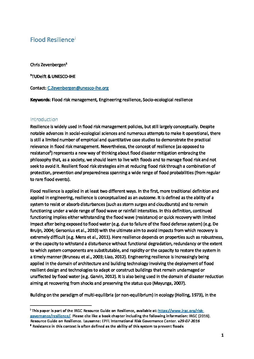 Zevenbergen-Flood-Resilience – IRGC